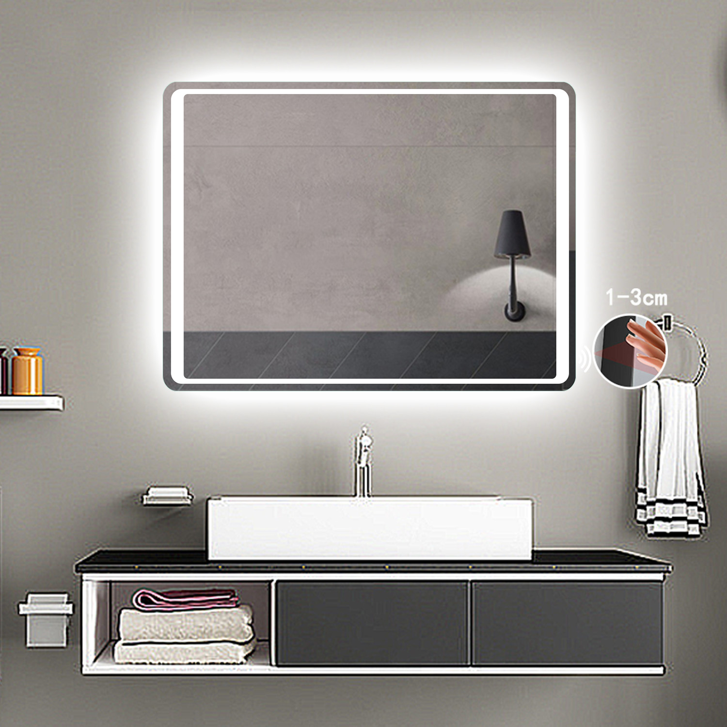 Bathroom Mirror With Sensor Lights – Bathroom Guide by Jetstwit