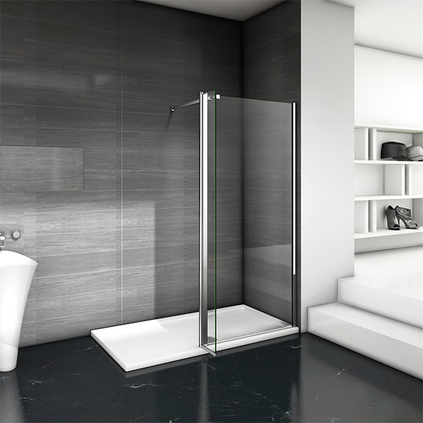 1000X2000mm HT 8mm Glass Walk In Shower Enclosure Cubicle Screen ...